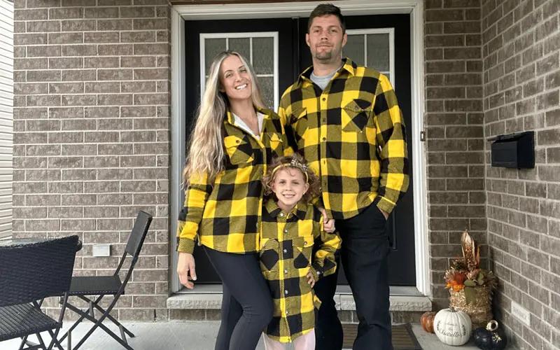 Matching Family Outfits - Gold Plaid Collection – FlannelGo